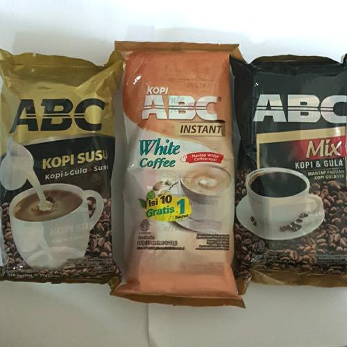 Jual kopi abc mix, white coffee, kopi susu isi 10sachet. - mix (kopi ...