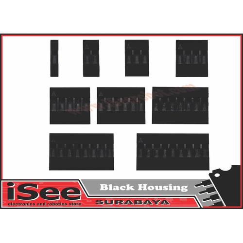 Jual Black Housing 8p Duppont jumper head 8Pin Connector 2.54mm house 8 ...