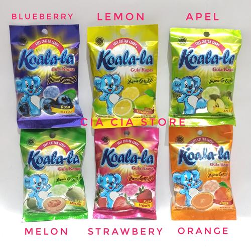 Jual Koala Permen Gula Kapas / Permen Gula Kapas / Koala Cotton Candy ...