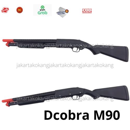 Jual Mainan Pistol Tembak Tembakan Kokang Shotgun Dcobra M90 - Jakarta ...