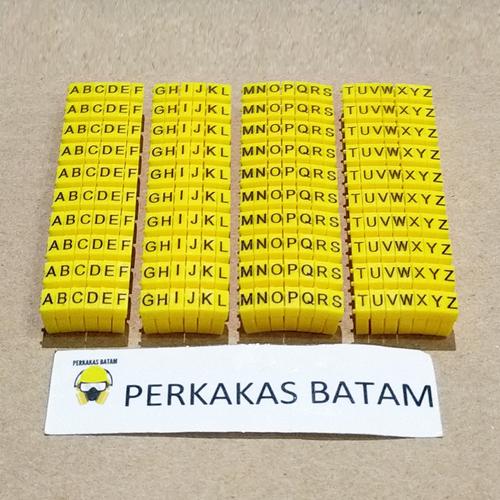 Jual Penanda Kabel Huruf Plastik 10pcs Plastic Letter Cable Marker - 2 ...