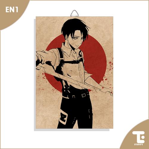 Jual Poster Eren Attack On Titan Hiasan Dinding Propaganda Lukisan ...