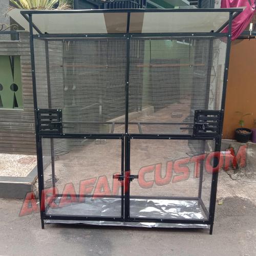 Jual Sangkar Kandang Burung Besi Model Sekat Jalak Lovebird Murai Beo ...