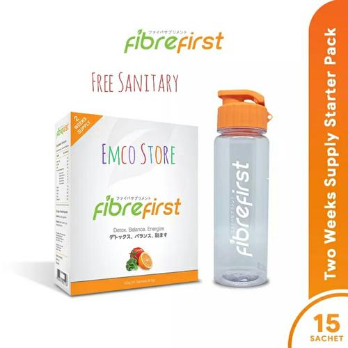 Jual FibreFirst 15 Sachet + Shakers|Fibre First Detox Slimming Fiber ...