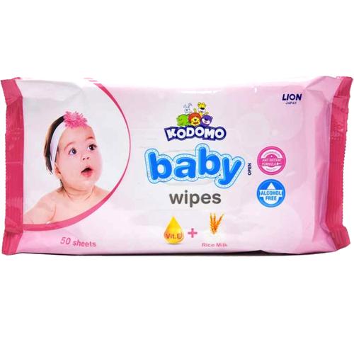 Jual Kodomo Baby Wipes - Tissue Basah 50 sheets - 2 pcs - Kota Surabaya ...