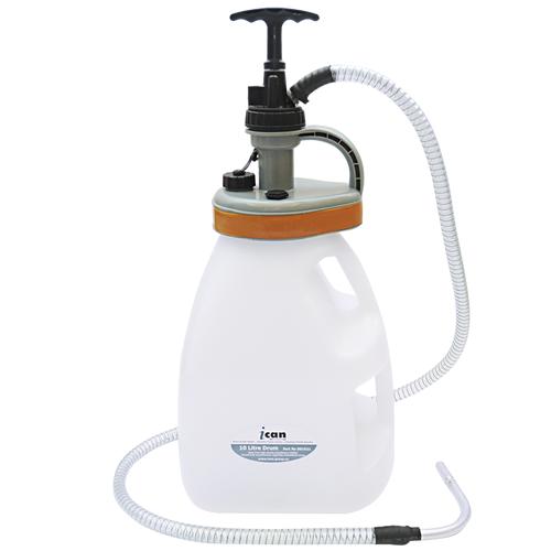 Jual iCan Combo 10L Oil Container with Pump Lid and Piston Pump / Paket ...