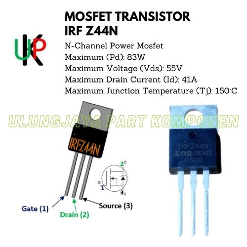 Jual power mosfet transistor IRF Z44N irf z44n dimmer aplication - Kab ...