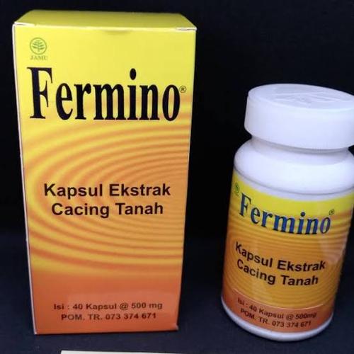 Jual Fermino -ekstrak cacing tanah isi 40 kapsul - penurun demam ...