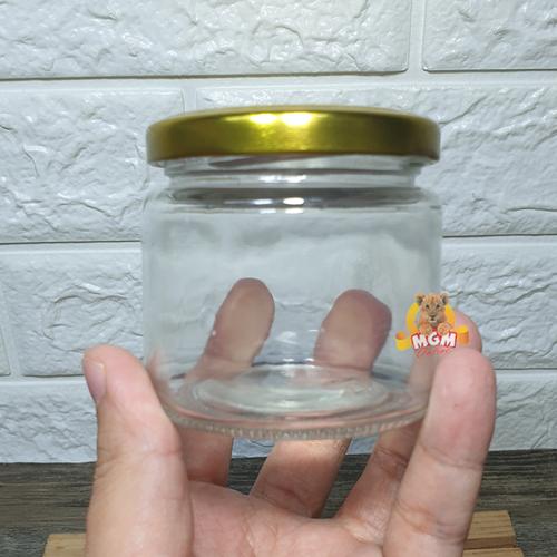 Jual Toples Botol selai 150ML dengan Tutup Jam Jar Kaca KEDAP - Jakarta ...