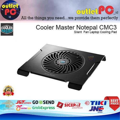 Jual Cooler Master Notepal CMC3 Cooling Pad Silent Fan Laptop Notebook ...