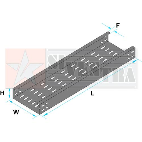Jual Kabel / Cable Tray Type C - UCP - W150xH50xL2400mm - Thikness 1,2 ...