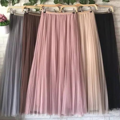 Jual ROK TUTU 4 LAPIS LIST GOLD IMPORT BANGKOK, ROK TUTU POLOS IMPORT ...