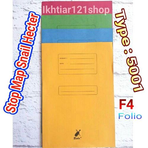 Jual Map Kertas F4/A4 Snail Hekter/Stop Map Kertas Snail Hecter Type ...