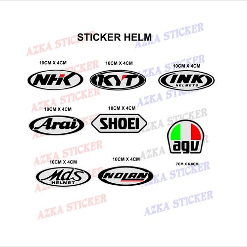 Jual sticker logo helm cutting sticker tumpuk - Kab. Bekasi ...