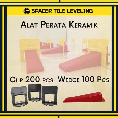 Jual Alat Perata Keramik Sistem Pasak / Paket Clip Tile Leveling 200 ...