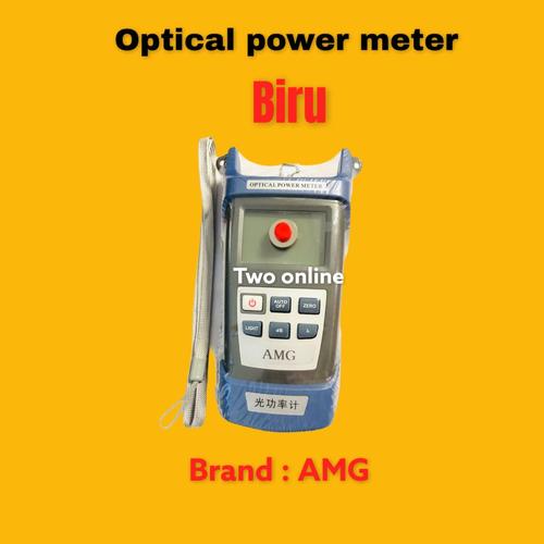 Promo Fiber optic Optical Power Meter Cable Tester ( OPM ) - AMG-BIRU ...