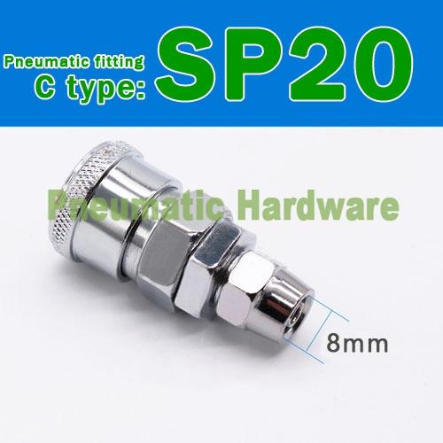 Jual SP20 Quick Coupler SP 20 Compressor Connector Air Hose SP-20 KD14 ...