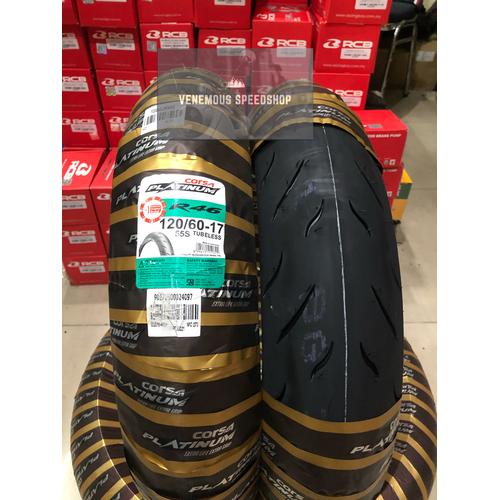 Jual Ban Corsa Platinum R46 Ukuran 120/60-17 (Softcompound) (Tubeless ...