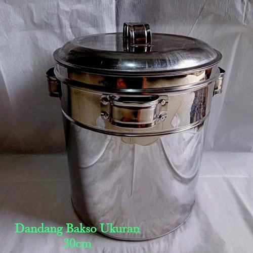 Jual Dandang Bakso Stainless Ukuran 32cm Panci Bakso ukuran 32cm ...