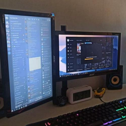 Jual Bracket breket monitor meja 2 tv 14 19 24 27 inch premium inport ...