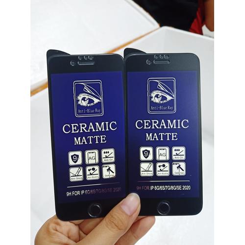 Jual Iphone 6 6G 6S 7 8 SE 2020 Ceramic Matte Anti Blue Ray Screen ...
