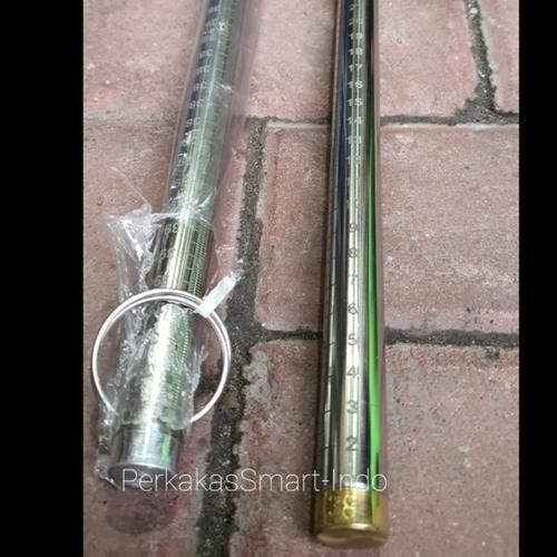 Jual stik sounding meter stainless sudah ditera kalibrasi 2m 3m 4m6m ...