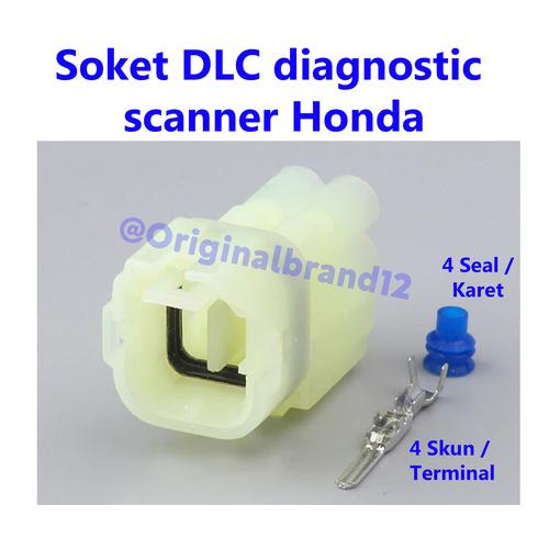 Jual Soket Socket DLC diagnostic scanner Honda 4 pin - Jakarta Barat ...