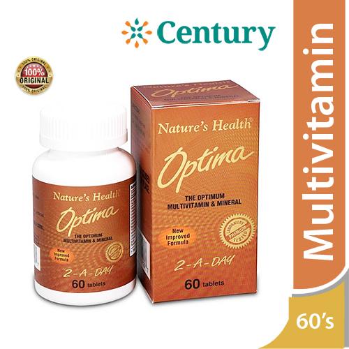 Promo Nature's Health Optima Multivitamin 60 Tablet/Daya Tahan Tubuh ...