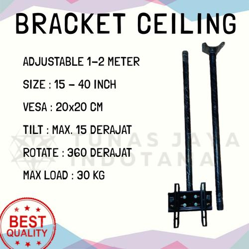 Jual BRACKET CEILING TV GANTUNG 2 METER 15-40 INCH - 2 METER - Jakarta ...