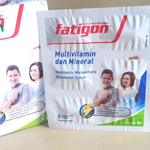 Jual Fatigon Multivitamin & Mineral (kemasan baru) per strip isi 6 ...