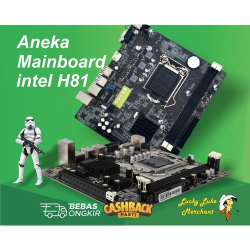 Jual Motherboard H81 LGA 1150 Haswell Mainboard Mobo intel H-81 Gen 4 ...
