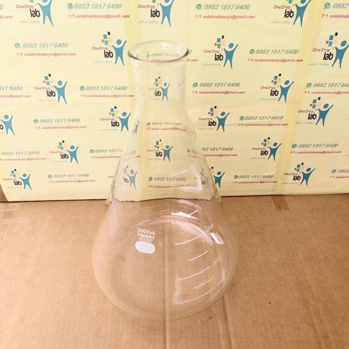 Jual Erlenmeyer flask glass 5000 ml ORIGINAL IWAKI gelas erlenmeyer 5 Ltr - Kab. Bekasi ...