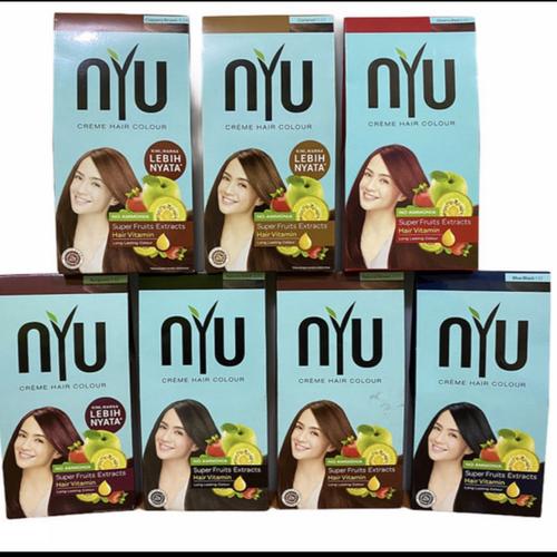 Jual NYU CREME Hair Colour Pewarna Rambut Cat Rambut - Cherry Red ...