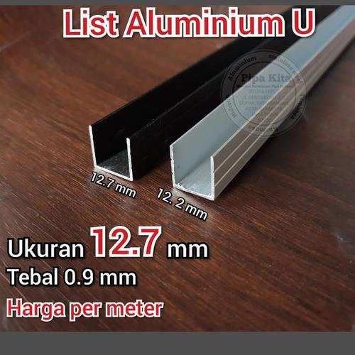 Jual List U Aluminium 12.7 mm Per meter - Jakarta Pusat - neiska alesha ...