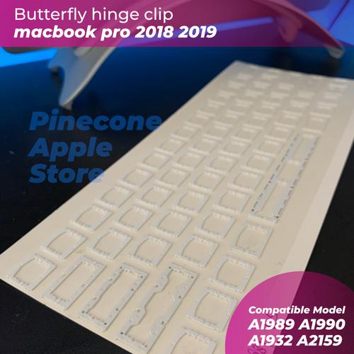 Jual Keyboard butterfly hinge clip macbook pro 2018 2019 model A1989 ...