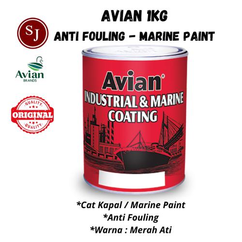Jual AVIAN ANTI FOULING MARINE PAINT Kaleng 1KG CAT Coating KAPAL LAUT - MERAH ATI - Kota ...