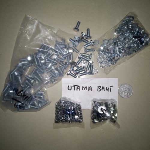 Jual Baut+mur+ring plat+ring ver m6x15mm - Jakarta Pusat - Utama Baut ...