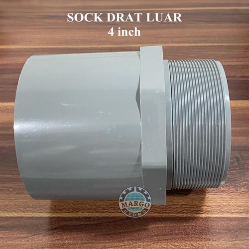 Jual Sock Drat Luar / Fitting PVC / Sambungan Pipa PVC 4 inch - Kab ...