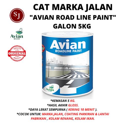 Jual Cat Marka Jalan AVIAN 5KG / Roadline Paint 5 KG GALONAN / CAT ...