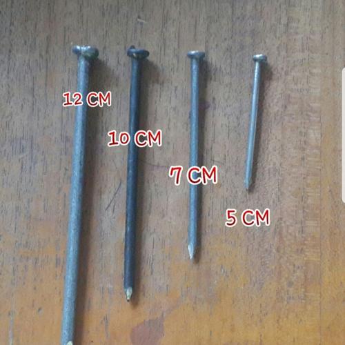 Jual Paku Kayu 5cm/ 7cm/ 10cm/ 12cm per 1Kg/ Paku Reng Kaso Balok ...