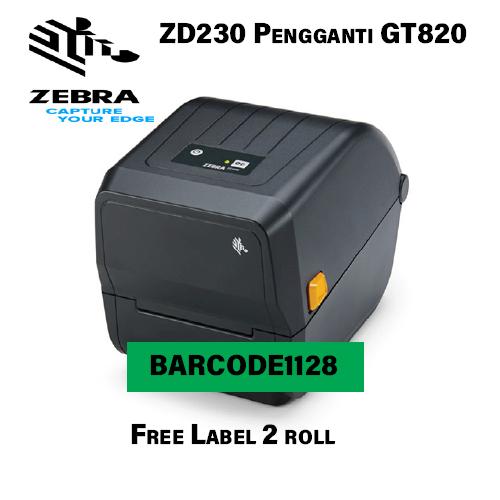 Jual BARCODE PRINTER ZEBRA ZD-230 | ZD230| ZD 230 TYPE BARU DARI GT-820 ...