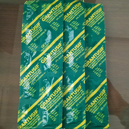 Jual GRANTUSIF Tablet Strip isi 10 Tablet Obat Batuk Tanpa Paracetamol ...