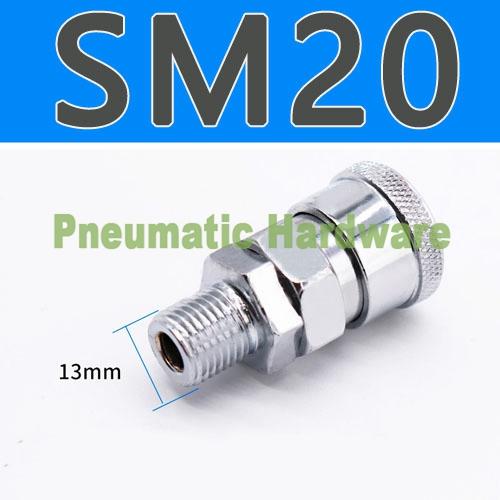 Jual SM20 SM-20 Quick Coupler Connector kompresor Hose Drat 1/4 " KD38 ...
