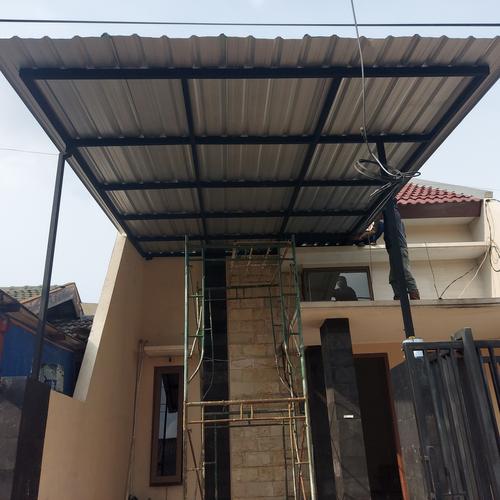 Jual kanopi atap spandek galvalum 400 - Hitam - Kota Surabaya - Glory ...