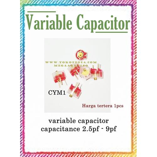 Jual trimmer trimer kapasitor variabel 2.5pf - 9pf capacitor variable ...