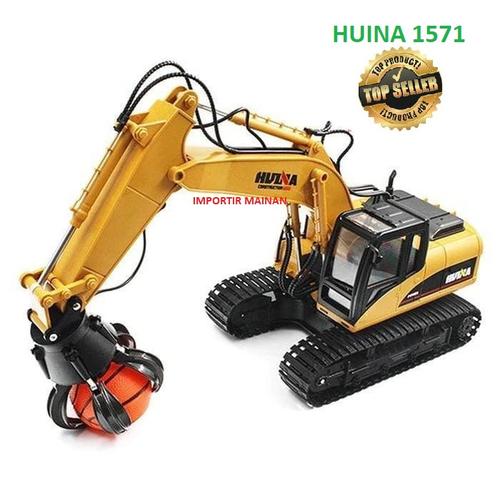 Jual HUINA 1571 rc diecast alat berat grab loader 16ch 2.4ghz ...