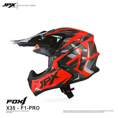 Promo Helm JPX Cross Full Face X35 FLUORESCENT RED GLOSS - XL Cicil 0% ...