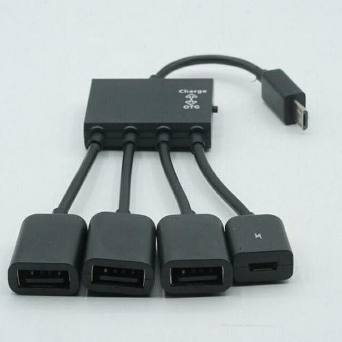 Jual OTG 3 Port Micro USB Power Charging Hub Cable Spliter Connector ...