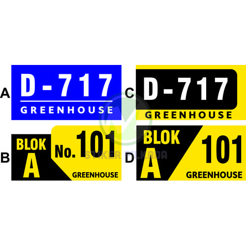 Jual stiker nomer rumah uk. 20x10cm - Kota Tangerang Selatan - Stiker ...