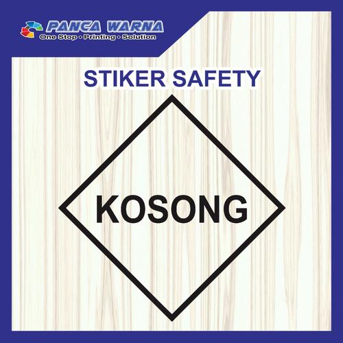 Jual Sticker Safety Sign / Sticker Kosong / Stiker Label B3 Kosong P3K ...